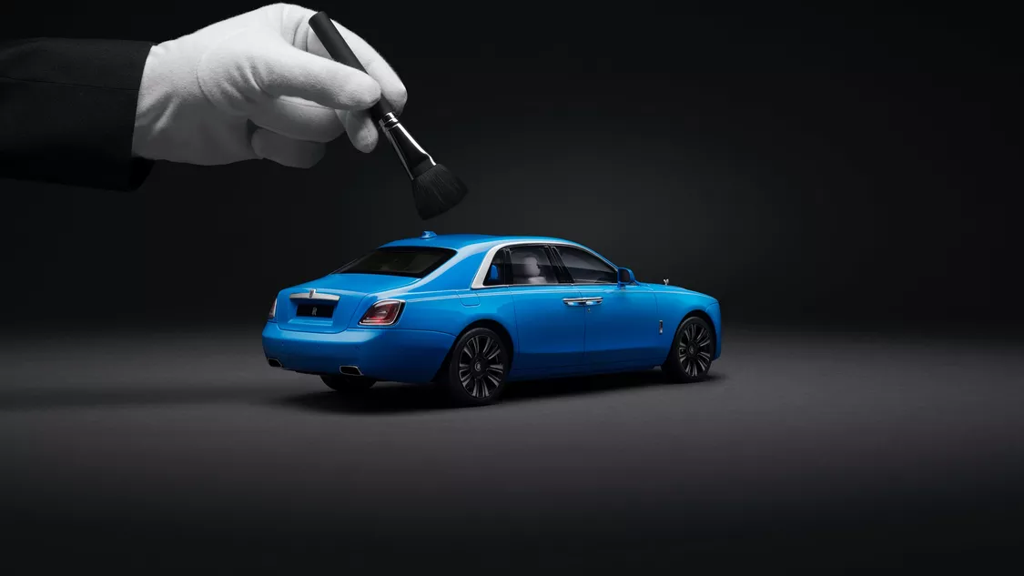Replika Rolls-Royce Ghost 1:18 Galileo Blue - AUTO FUS GROUP SKLEP
